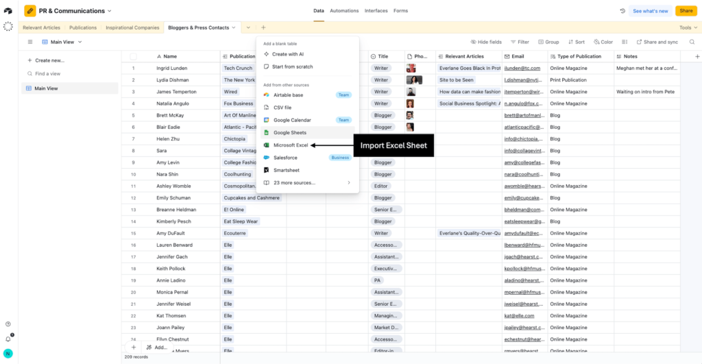 Step-by-Step Guide to Yonyx and Airtable Integration - Yonyx