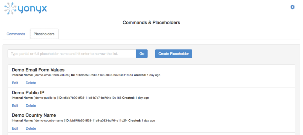 Javascript API Reference - Yonyx